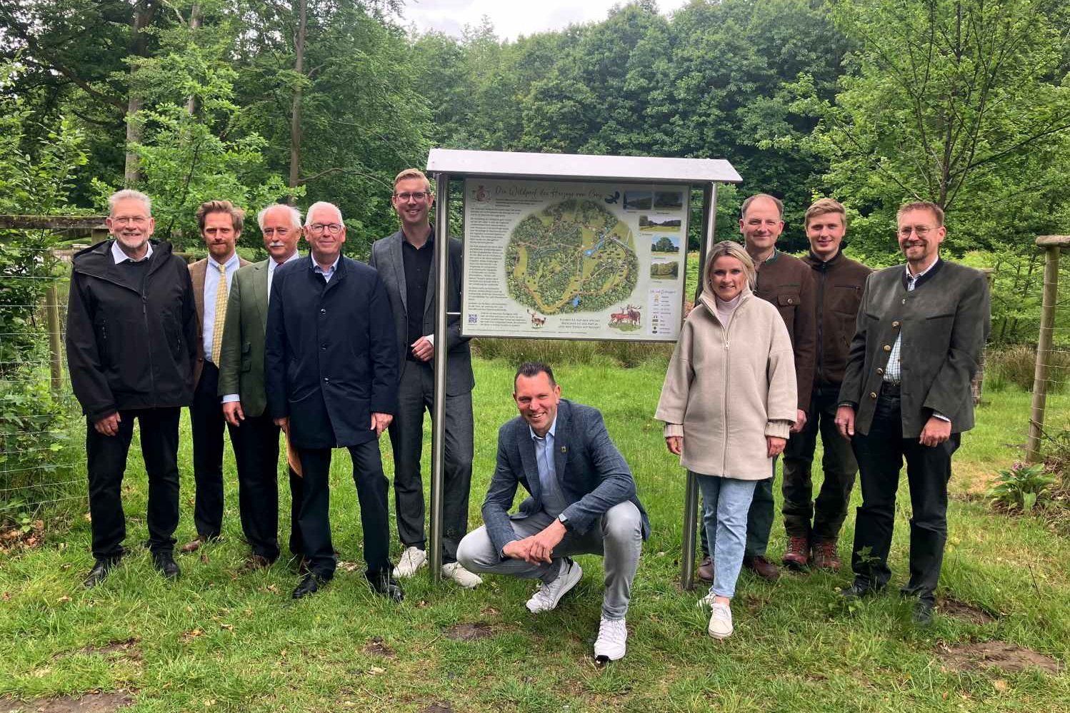 Lern- und Bildungspfad im Wildpark ist eröffnet